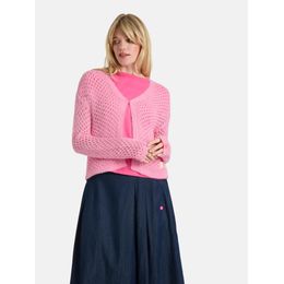 LIEBLINGSST&Uuml;CK LIEBLINGSST&Uuml;CK Damen Strickjacke "SyriL", rosa, Gr. 36, Obermaterial: 32% Baumwolle, 32% Modal, 36% Polyamid, Strickjacken, Baumwoilmix