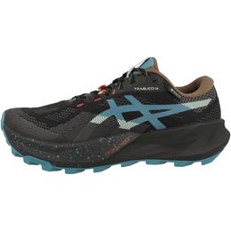 asics Herren Laufschuh "asics Trabuco 14 GTX Laufschuhe Herren Schuhe", Gr. 42, schwarz, Synthetik, Textil, Schuhe, Elastisches Schn&uuml;rsenkel Band