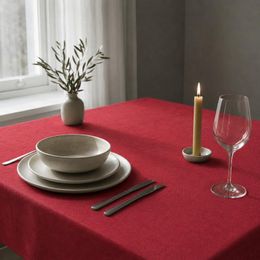 OTTO home Tischdecke &raquo;Meellon&laquo; unifarben, verschiedene Gr&ouml;&szlig;en, Esszimmer, Wohnzimmer, Dekoration Polyester B/L: 200cm x 135cm, 1 Stk.