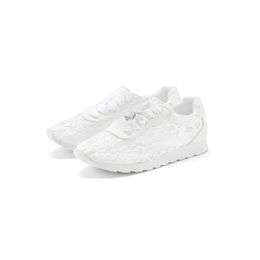 Lascana Sneaker 'Freizeitschuh, Schn&uuml;rschuh,' wei&szlig; Gr. 41 f&uuml;r Damen. Mit Spitze
