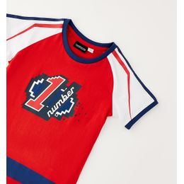 sarabanda Jungen T-Shirt "BABY BOY SUMMER T-SHIRT", rot, Gr. 104, 100% Baumwolle, Shirts