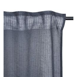 Bruno Banani Gardine &raquo;Lazlo&laquo; Multifunktionsband 1 Stk. tlg. Leinenoptik mit Leinen, Streifen, pflegeleicht, Wohn -und Schlafzimmer Polyester 145cm, 
