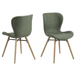 ACTONA GROUP Esszimmerstuhl (Set) 2 Stk.in verschiedenen Bezugsqualit&auml;ten gr&uuml;n B/H/T: 47cm x 82,5cm x 53cm, 2 Stk.