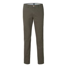 MEYER Herren Chinos "M5 Move 2-6514"oliv, Gr. 32, unifarben, 98% Baumwolle, 2% Elasthan, Hosen, in Mikro Struktur M5 Serie
