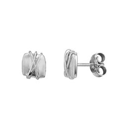 Firetti Damen Paar Ohrstecker &raquo;Schmuck Geschenk Silber 925 Ohrschmuck Ohrringe quadratische Form&laquo; Silber 925 (Sterlingsilber)