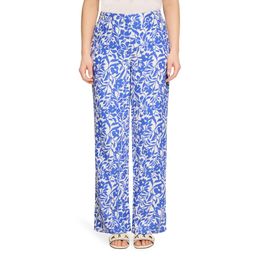 Betty Barclay Damen Leinenhose "Damen mit elastischem Bund", blau, Gr. 40, Leinenmischung, Obermaterial: 55% Leinen, 45% Viskose, Hosen