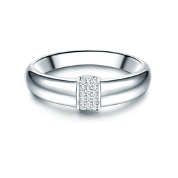 Trilani Ring female size 58 Silver / Transparent