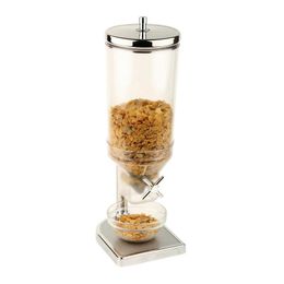 APS M&uuml;slispender &raquo;Fresh+Easy&laquo; transparent Edelstahl, Kunststoff B/H/L: 17,5cm x 52cm x 22cm