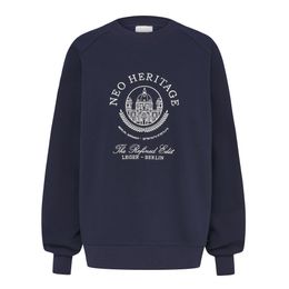 LeGer by Lena Gercke Sweatshirt 'Bettina' Damen Gr&ouml;&szlig;e XS nachtblau / wei&szlig;