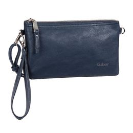 Gabor Damen Abendtasche &raquo;Emmy&laquo; aus weichem Lederimitat als praktisch l&auml;ssige "Bag in Bag" tragbar blau B/H/T: 22,5cm x 13,5cm x 4,5cm