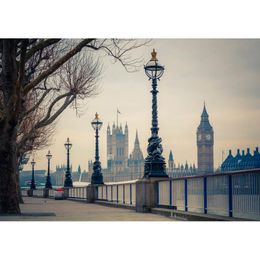 papermoon Fototapete &raquo;London Big Ben&laquo; matt bunt Vlies B/L: 2,5m x 1,8m