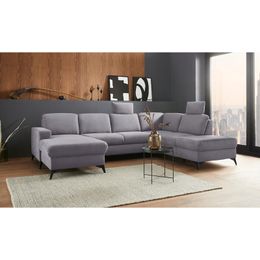 Home Affaire Sofa-Kopfst&uuml;tze &raquo;Lolland&laquo; passend zur Polsterserie "Lolland" grau Holzwerkstoff B/H/L: 50cm x 25cm