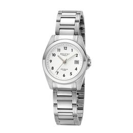 Regent Uhren Regent Damen Quarzuhr Armbanduhr, Damenuhr, Edelstahlarmband, analog, Tag Einheitsgr&ouml;&szlig;e