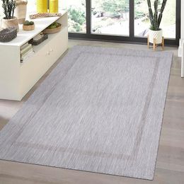 Ayyildiz Teppiche Outdoorteppich &raquo;RELAX 4311, auch als L&auml;ufer und in Rund&laquo; rechteckig 5 mm H&ouml;he L&auml;ufer, Pflegeleicht, Robust, In- und Outdoor, gro&szlig;e Farbauswahl silber 