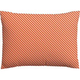 Schlafgut Kissenbezug &raquo;Premium Kissenbezug Woven Fade Satin (1 St)&laquo; Ton-in-Ton Rei&szlig;verschluss, Fadendichte von 300tc, Streifen, OEKO Tex rot Mako-Satin, 