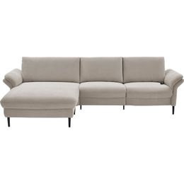 Home Affaire Ecksofa &raquo;Sarsina: mit Tonnentaschen-Federkern, perfekt zum Entspannen L-Form&laquo; inklusive 1 motorischen Relaxfunktion mit Herz-Waage-