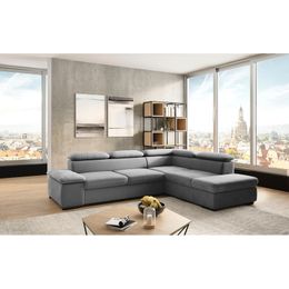 Sit & More sit&more Ecksofa &raquo;Alcudia L-Form, modernes Design, Breite 272cm, Liegefl. 196x124cm&laquo; mit Armteilverstellung, optional Kopfteilverstellung & 