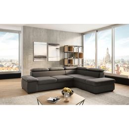 Sit & More sit&more Ecksofa &raquo;Alcudia L-Form, modernes Design, Breite 272cm, Liegefl. 196x124cm&laquo; mit Armteilverstellung, optional Kopfteilverstellung & 