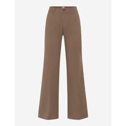 Brax Damen Five-Pocket-Hose Style MAINE WARM GREIGE, hellbraun, Gr. 34