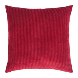 Pad Dekokissen &raquo;CASUAL&laquo; Feines Cord-Design, gro&szlig;e Farbvielfalt, in verschiedenen Gr&ouml;&szlig;en rot Polyacryl, Polyester B/L: 50cm x 50cm, 1 Stk.