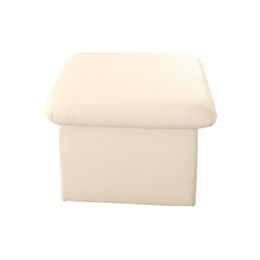 COTTA Hocker &raquo;Casino, B/T/H: 56/56/42, sehr leicht (3 kg)&laquo; Polstergarnitur, auch als Set erh&auml;ltlich, belastbar bis 120 kg Luxus-Kunstleder;NaturLEDER,