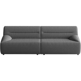 Sit & More sit&more Big-Sofa &raquo;Scrabble&laquo; Modernes Design in verschiedenen Stoffarten grau 95% Polyester, 9% Polyamid B/H/T: 260cm x 80cm x 100cm, Flachgewebe LINO