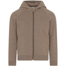 EN FANT Kinder Sweatshirt "Hoodie w. zipper" in Braun | Gr.: 128