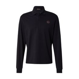 Napapijri Poloshirt 'E-BADGE' Herren Gr&ouml;&szlig;e XL schwarz