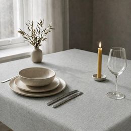 OTTO home Tischdecke &raquo;Meellon&laquo; unifarben, verschiedene Gr&ouml;&szlig;en, Esszimmer, Wohnzimmer, Dekoration Polyester B/L: 250cm x 135cm, 1 Stk.