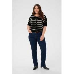 Kaffe curve Strickjacke KClizzy Regular fit in Chalk/Black Stripe | Gr.: L