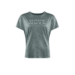 STOOKER WOMEN Performance Shirt 'Carly' female size M Grey / mottled green