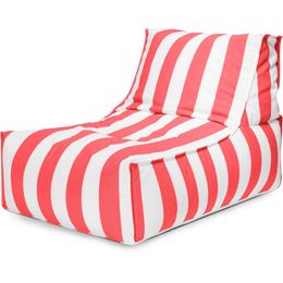 MAGMA Sitzsack &raquo;SANTORIN Rock&laquo; 1 Stk. tlg. rot Bezug: 100% Polypropylen B/H/T: 100cm x 65cm