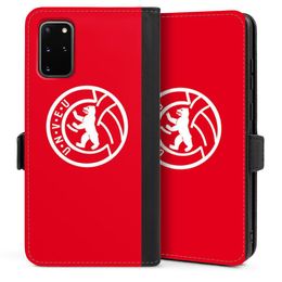DeinDesign Galaxy S20 Plus 5G Handy Klapph&uuml;lle Handyh&uuml;lle aus Kunst Leder schwarz Flip Case Bear 1. Fc Union Berlin Official Licensed Product Sideflip mit Lasche