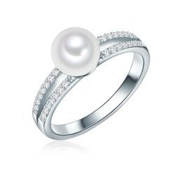 Valero Pearls Ring female size 56 Silver