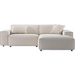 Home Affaire Ecksofa &raquo;Glimminge L-Form auch in Breitcord, Feincord + Easy care-Bezug,&laquo; Breite 234, Zierkissen wei&szlig; 12% Polyacryl, 88% Polyester B/H/T: