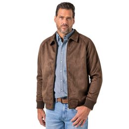 JP1880 &Uuml;bergangsjacke in dunkelbraun | Gr.: 4XL