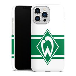 DeinDesign iPhone 13 Pro Handy Premium Case Smartphone Handyh&uuml;lle Schutzh&uuml;lle matt Sv Werder Bremen Official Licensed Product Logo Premium Case