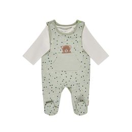 Sterntaler Strampler Set B&auml;r in puder green | Gr.: 68