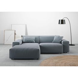 Home Affaire Ecksofa &raquo;Glimminge L-Form auch in Breitcord, Feincord + Easy care-Bezug,&laquo; Breite 234, Zierkissen blau 12% Polyacryl, 88% Polyester B/H/T: