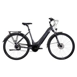 Puch Damen Puch &raquo;Puch C5.3 NEXUS / BOSCH 500 Wh 28" grau 7-G&auml;nge&laquo; 7 Gang Shimano Nexus Schaltwerk Nabenschaltung Mittelmotor 250 W BOSCH PERFORMANCE 