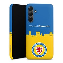 DeinDesign Galaxy A35 5G Handy Premium Case Smartphone Handyh&uuml;lle Schutzh&uuml;lle matt Logo Eintracht Braunschweig Official Licensed Product Premium Case