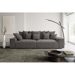 WERK2 Big-Sofa &raquo;Maxi 290 cm B modern und bequem&laquo; Struktur, XXL grau 100% Polyester B/H/T: 290cm x 78cm x 132cm, Struktur