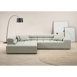 Home Affaire Ecksofa &raquo;Ancona, Ecksofa, incl. Kopfteilverstellung, Breite 319 cm, L-Form&laquo; wahlweise motorische Sitztiefenverstellung, auch in Cord + 