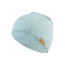 Sterntaler Beanie feine Streifen in blaugrau | Gr.: 53 cm