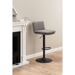 ACTONA GROUP Barhocker &raquo;Flynn Barstuhl, H&ouml;henverstellbar,&laquo; gepolstert, schwarzer Trompetenfu&szlig;, Gasfeder, drehbar, 2er-Set braun 100% Polyester B/H/T: 