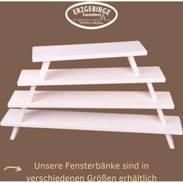Weigla Schwibbogen-Fensterbank &raquo;Weihnachtsdeko, Made in Germany&laquo; 1 Stk. aus Buchenholz, Tiefe ca. 7,5 cm wei&szlig; Holzwerkstoff B/H/T: 70cm x 11cm x 7,5cm