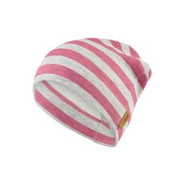 Sterntaler Beanie Streifen in magenta | Gr.: 53 cm