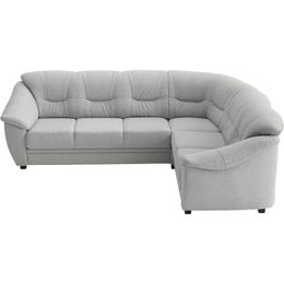 Sit & More sit&more Ecksofa &raquo;Savona L-Form, B. 262cm, klassisches Design, Federkern, Komfort Sitz&laquo; option. Schlaffunktion Liegef. 195x120cm,div. Stoff und 
