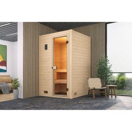 Weka Sauna &raquo;Valida&laquo; Set, 4,5 kW-Ofen mit digitaler Steuerung beige Saunaofen, externe Steuerung, 4,5 kW