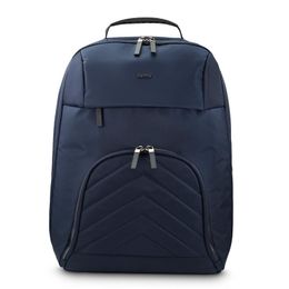 Hama Notebook-Rucksack &raquo;Laptoprucksack bis 16,2&ldquo; (leicht, gepolstert, 4 extra F&auml;cher)&laquo; blau Stoff, Polyester Auch als Reiserucksack im Handgep&auml;ck: mit 